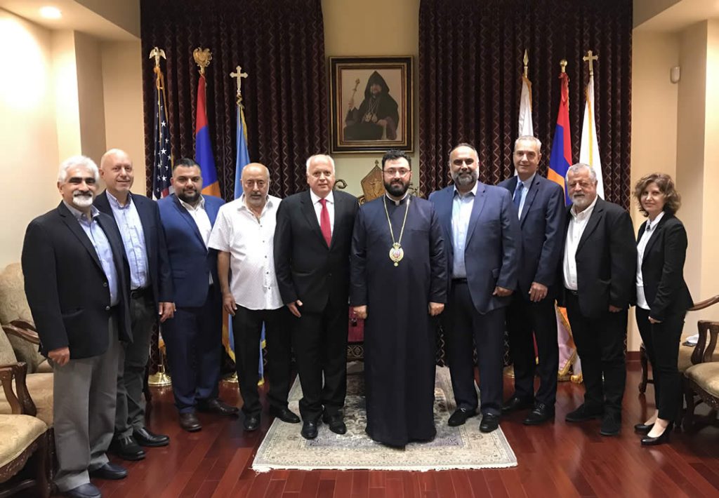 Newly elected ARF Western US Central Committee Meets with Prelate, H.G ...