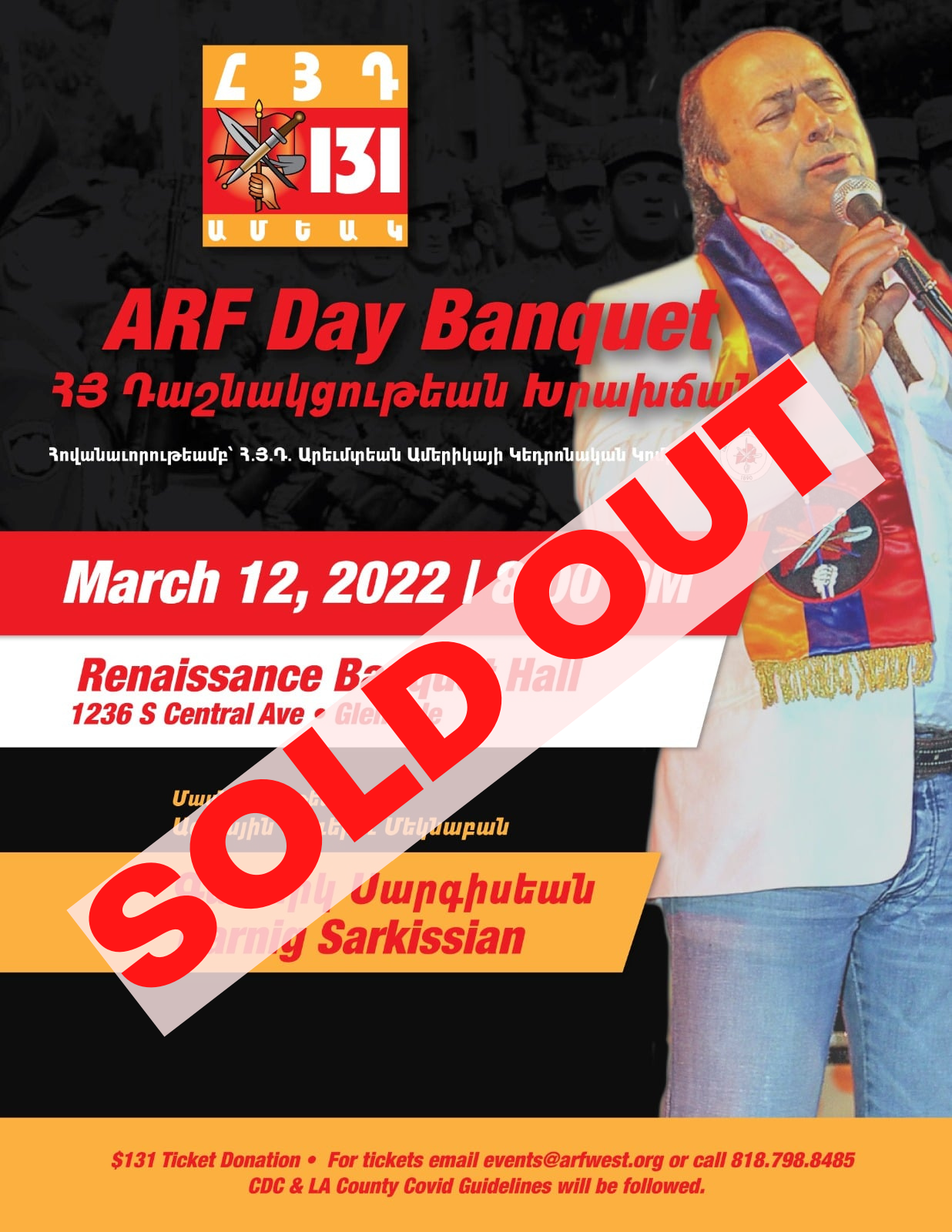 ARF Day 131 Banquet - ARF Western U.S.A.