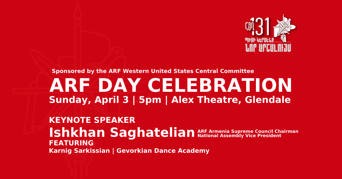 ARF 131st Anniversary Celebration to be Held April 3rd, 5pm at Alex ...